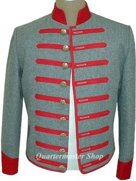 Civil War CS Enlisted Shelljacket 17th Mississippi, detail