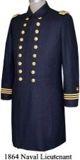 U.S. Naval Officer's Frock Coat (Civil War Union uniform coat)